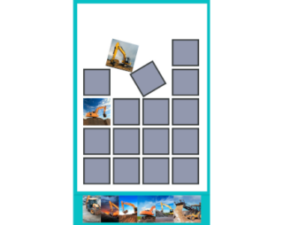 Memory-Match | Excavators | Play for free